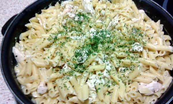 Receta de Pasta Alfredo con Pollo (One pot chicken Alfredo)