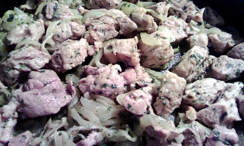 Receta de Carne encebollada o Estofado con cebolla